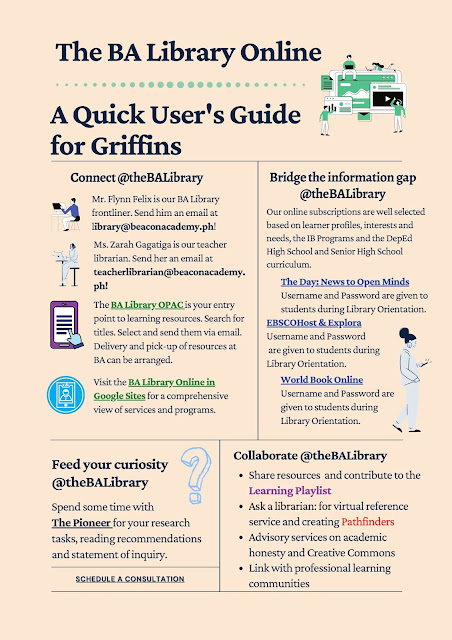 School Librarian in Action: BA Library Online Quick Guide