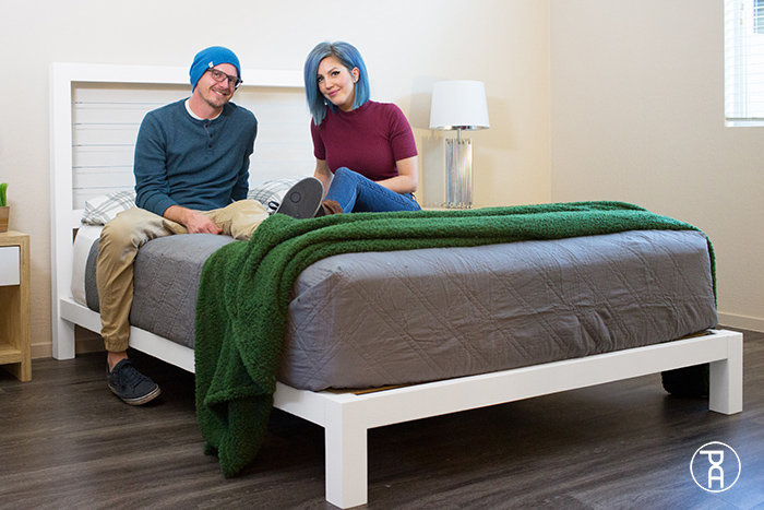 How to Build a Modern Cable Railing Bed | Building Plans + Video ...