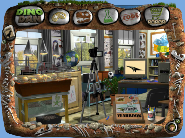 Jogos e site do Dino Dan