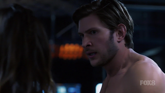 ausCAPS: Greyston Holt shirtless in The 100 6-08 "The Old Man and the ...