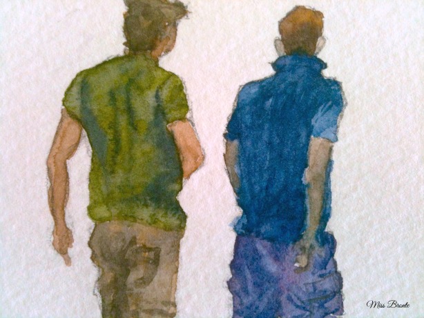 Art by Bronte: Figures in Watercolor