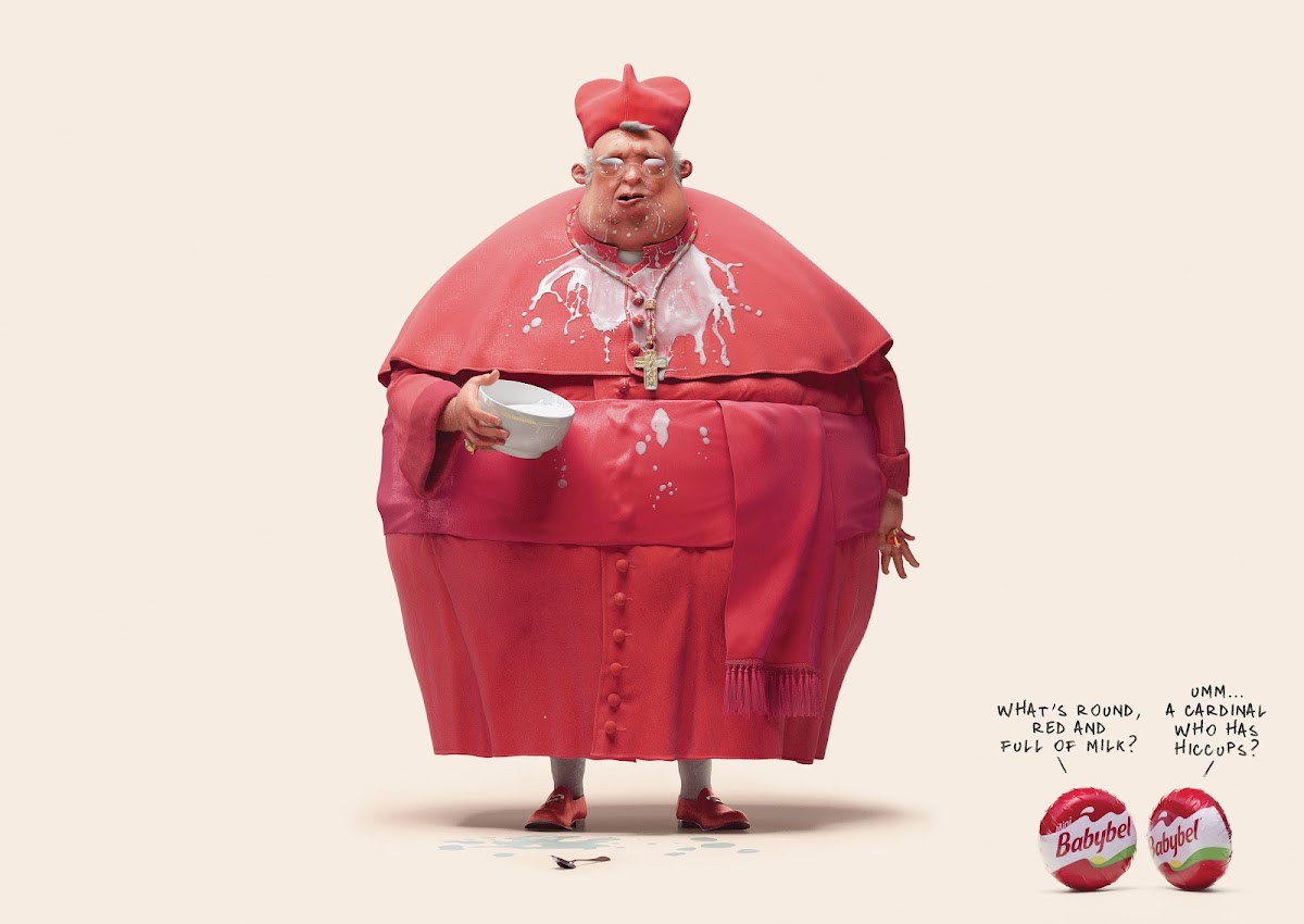 Mini Babybel "Riddle" Print Ads via Y&R Paris | The Best Guide