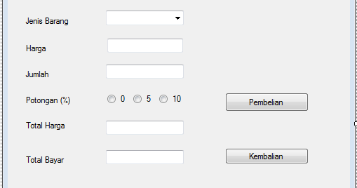 Cara Membuat Aplikasi Penjualan Atau Kasir Dengan Visual Studio