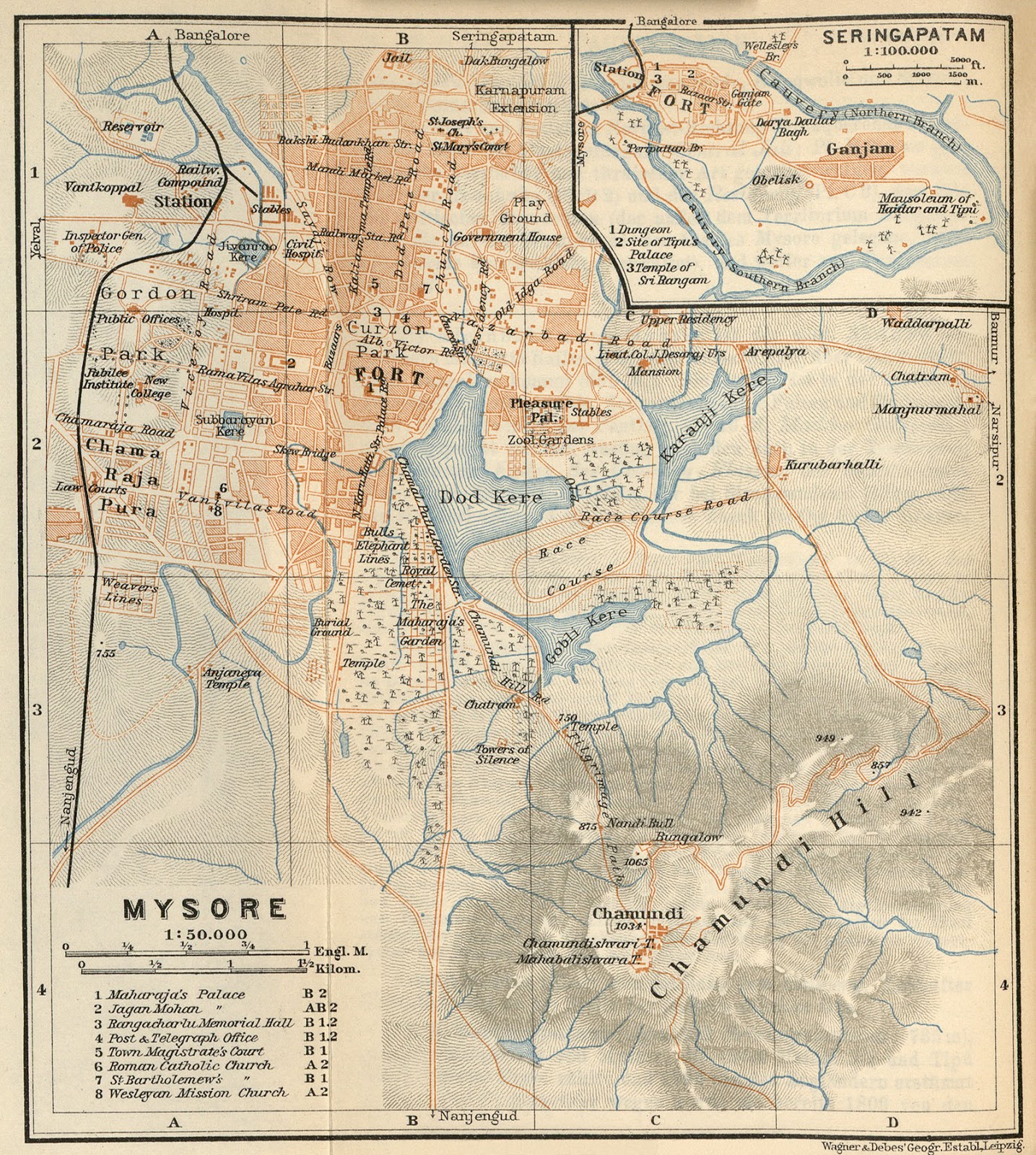 Mapping Resources For India: Baedeker's Maps 1914