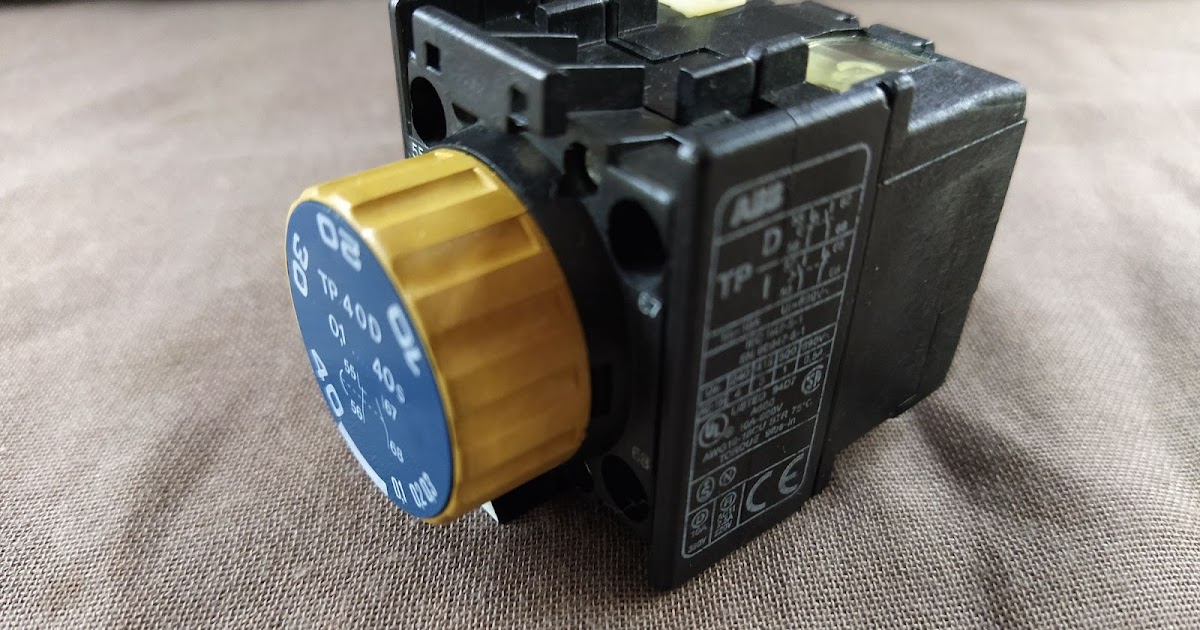 ABB TP40D TIMER BLOCK FPTN47701R0007 0.1 TO 40 SEC