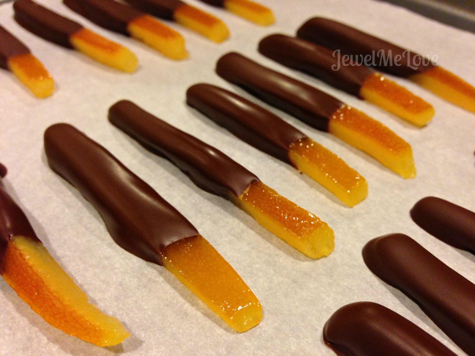 Jewel Me Love: Chocolate Covered Candied Orange Peel