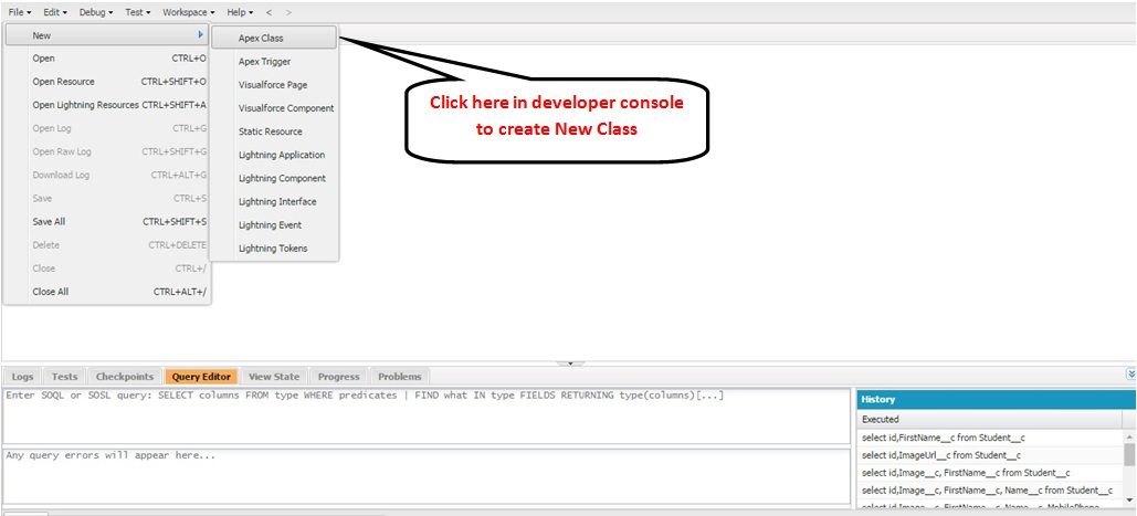 Salesforce Hints Apex Class