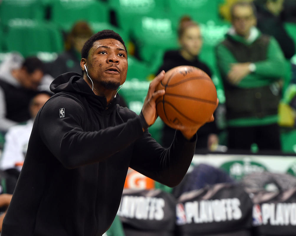 Marcus Smart still on track for 4/27 return despite warming up at Game 1