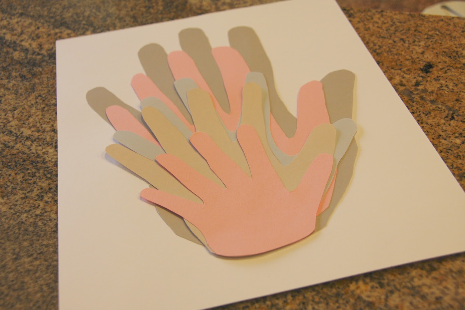DIY: family hand print art - Simply Organized