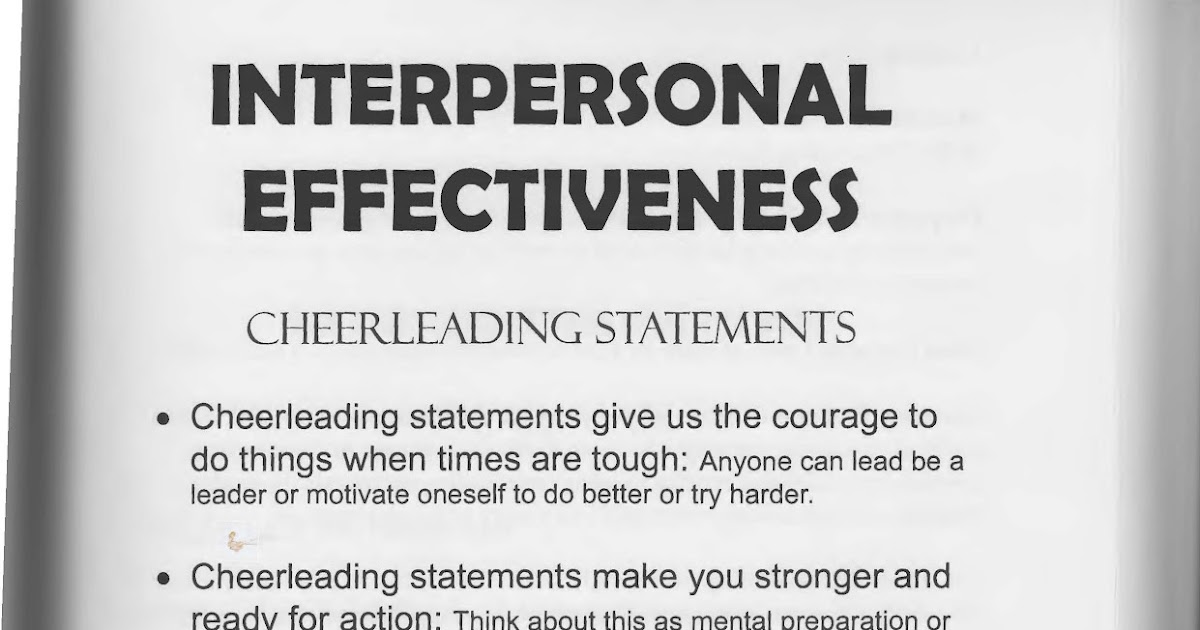 The Art Of Dialectical Behavior Therapy Interpersonal Effectiveness
