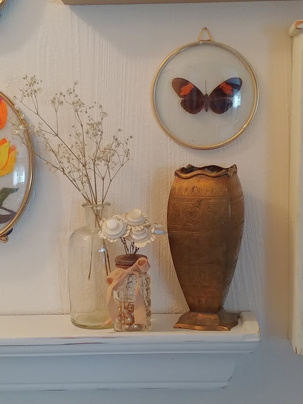 Thrift the Look Challenge | Boho Cottage Gallery Wall - Little Vintage ...