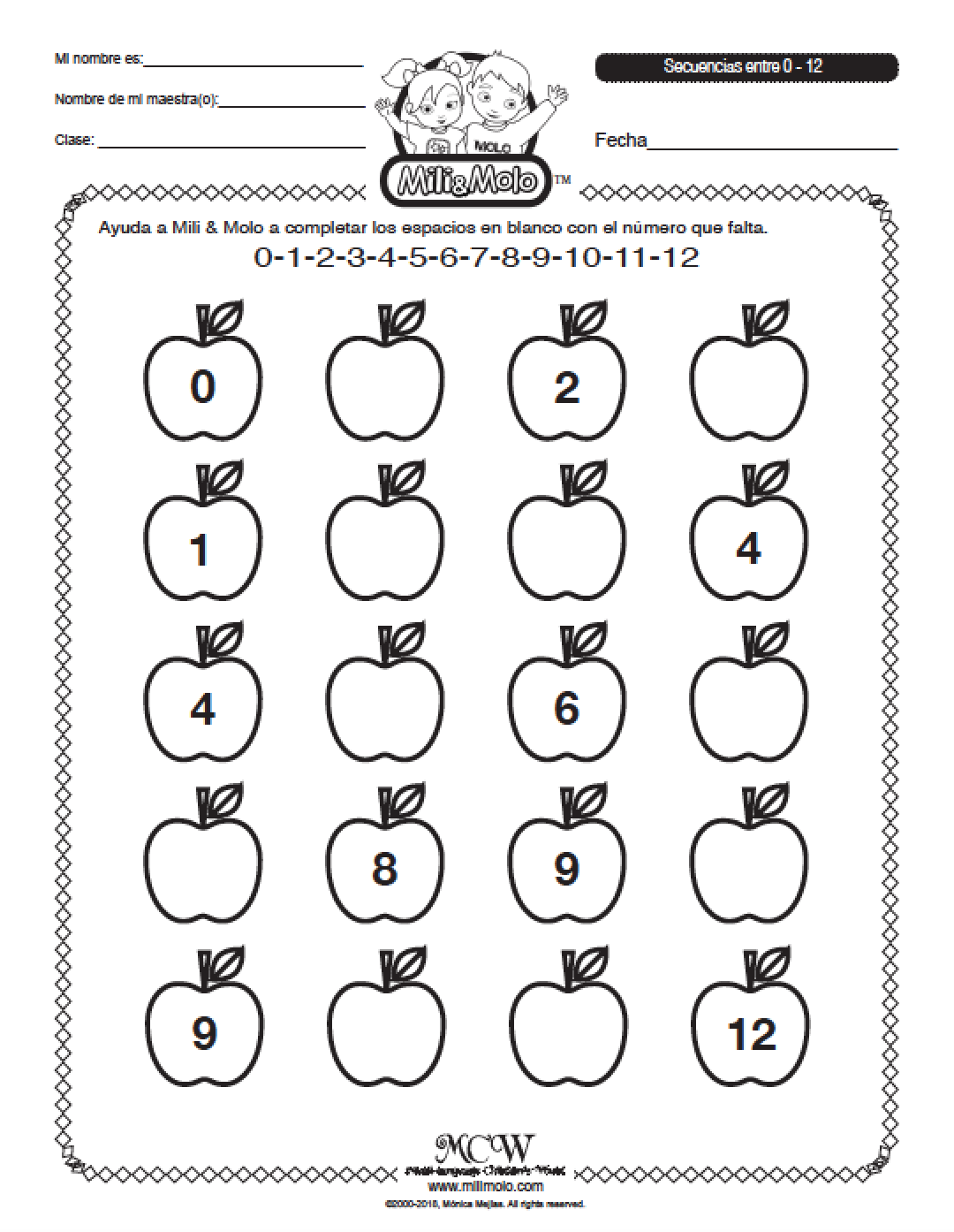DOCENTE MONICA MELO: PRE-MATEMATICAS