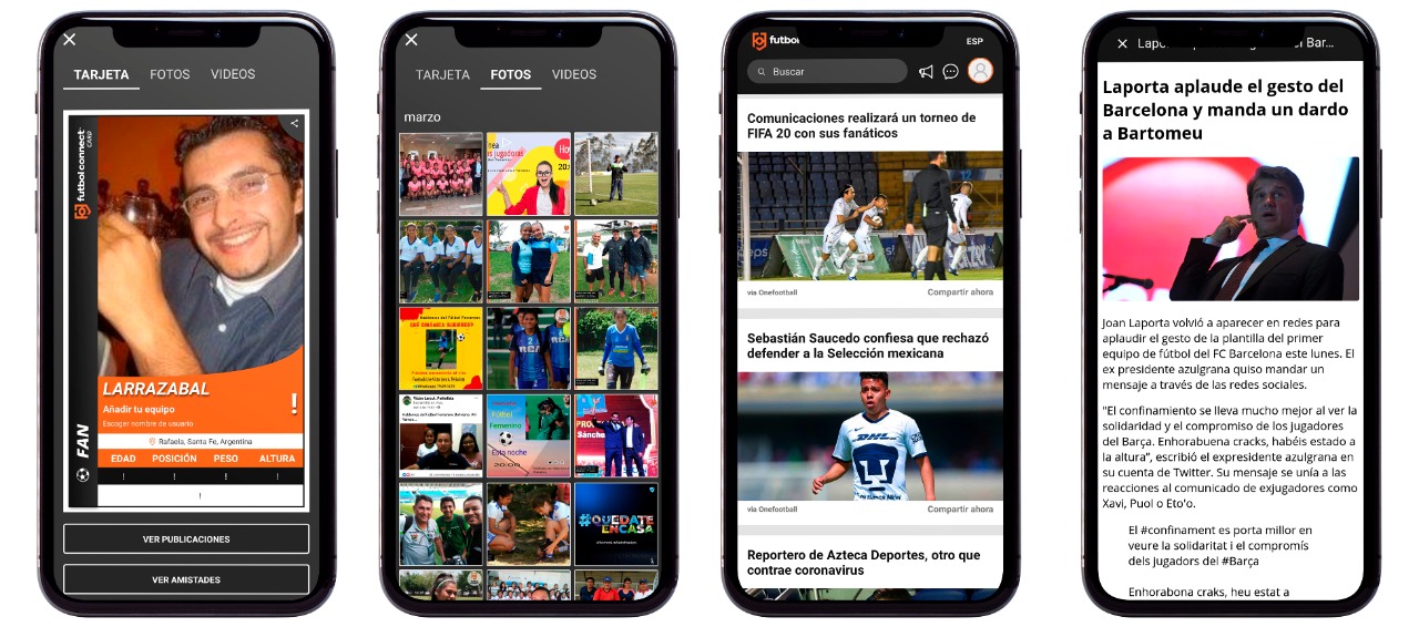 Cómo crear un perfil en la aplicación de FutbolConnect