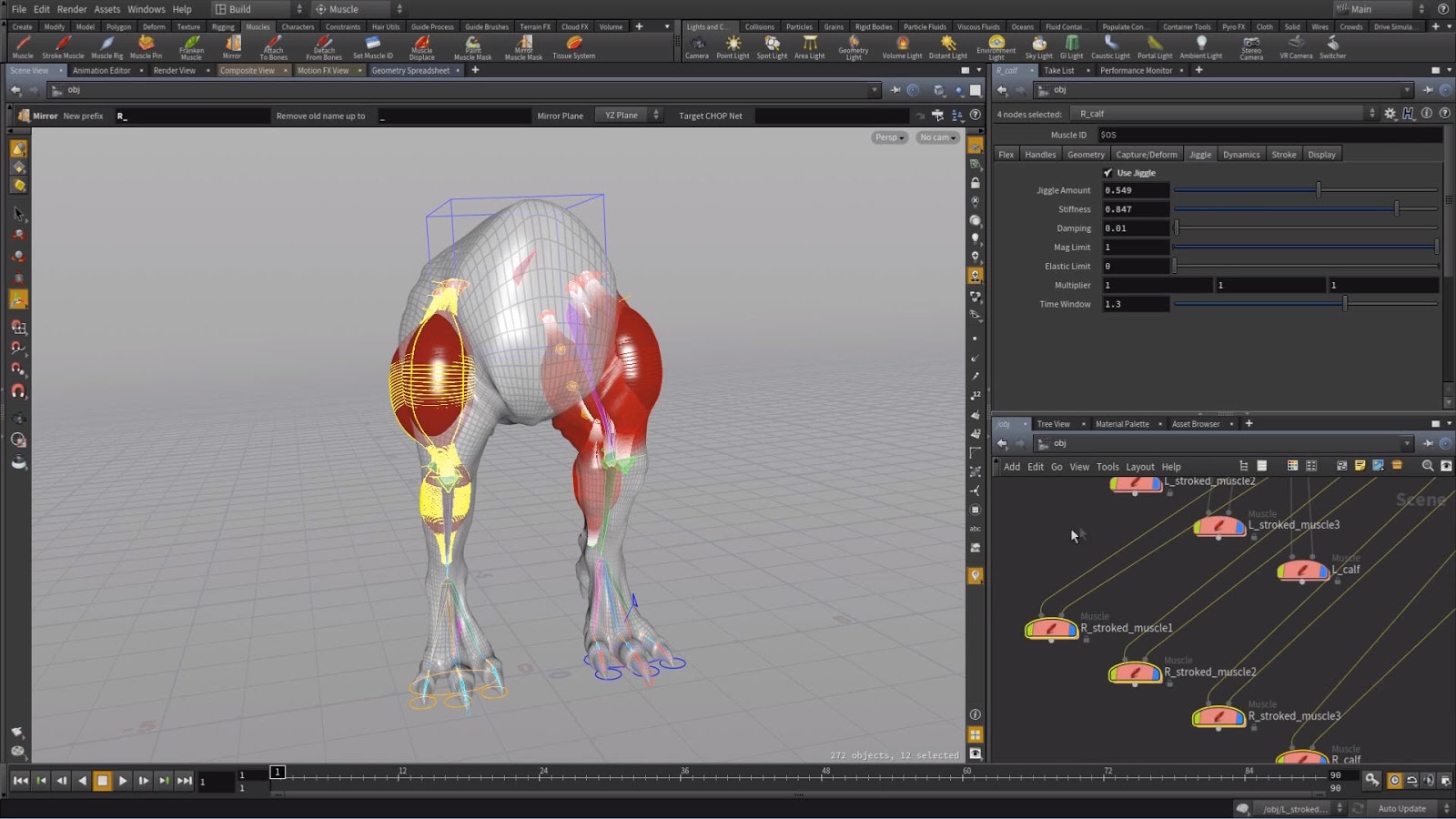 Muscles Overview | Houdini 16 Masterclass | CG TUTORIAL