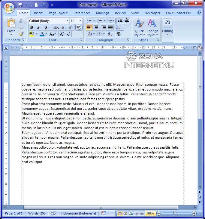2 Cara Mudah Membuat Dummy Text Lorem Ipsum - Zona Internetku