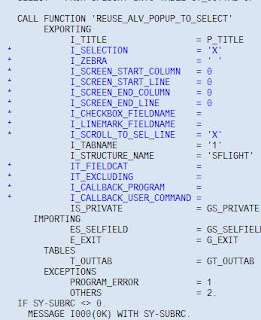 Learn Abap Programming: REUSE_ALV_POPUP_TO_SELECT- Utility function ...