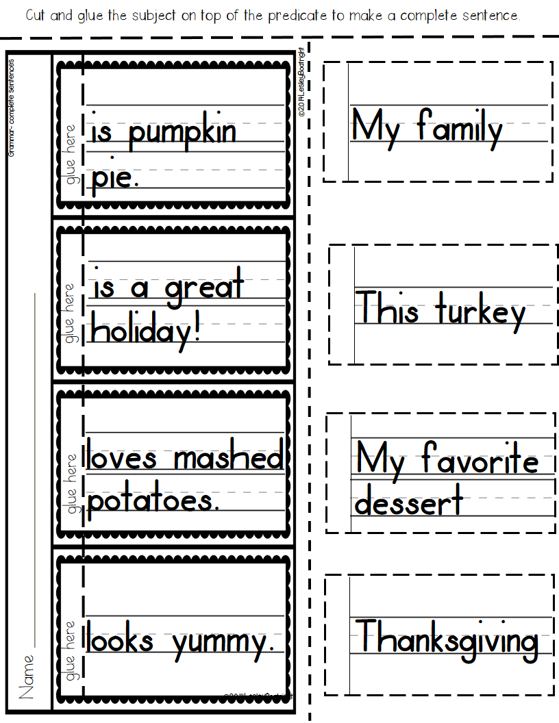 I Teach First: 1st Grade Teaching Resources: Silly Sentence Fun for ...