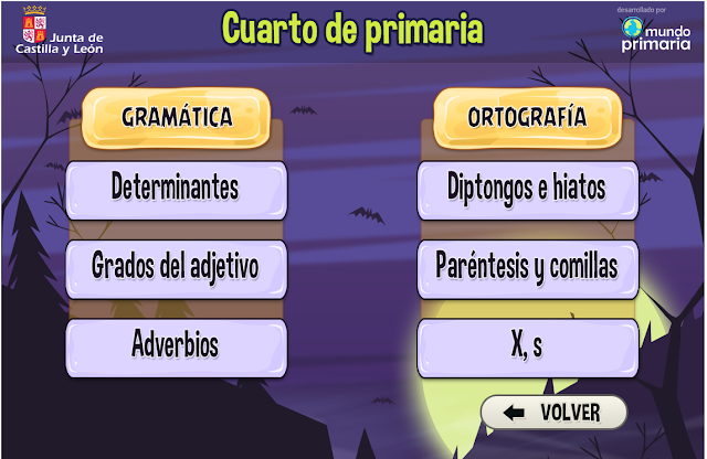 Science in year 4: Juegos de Gramática y Ortografía para 4º de ...