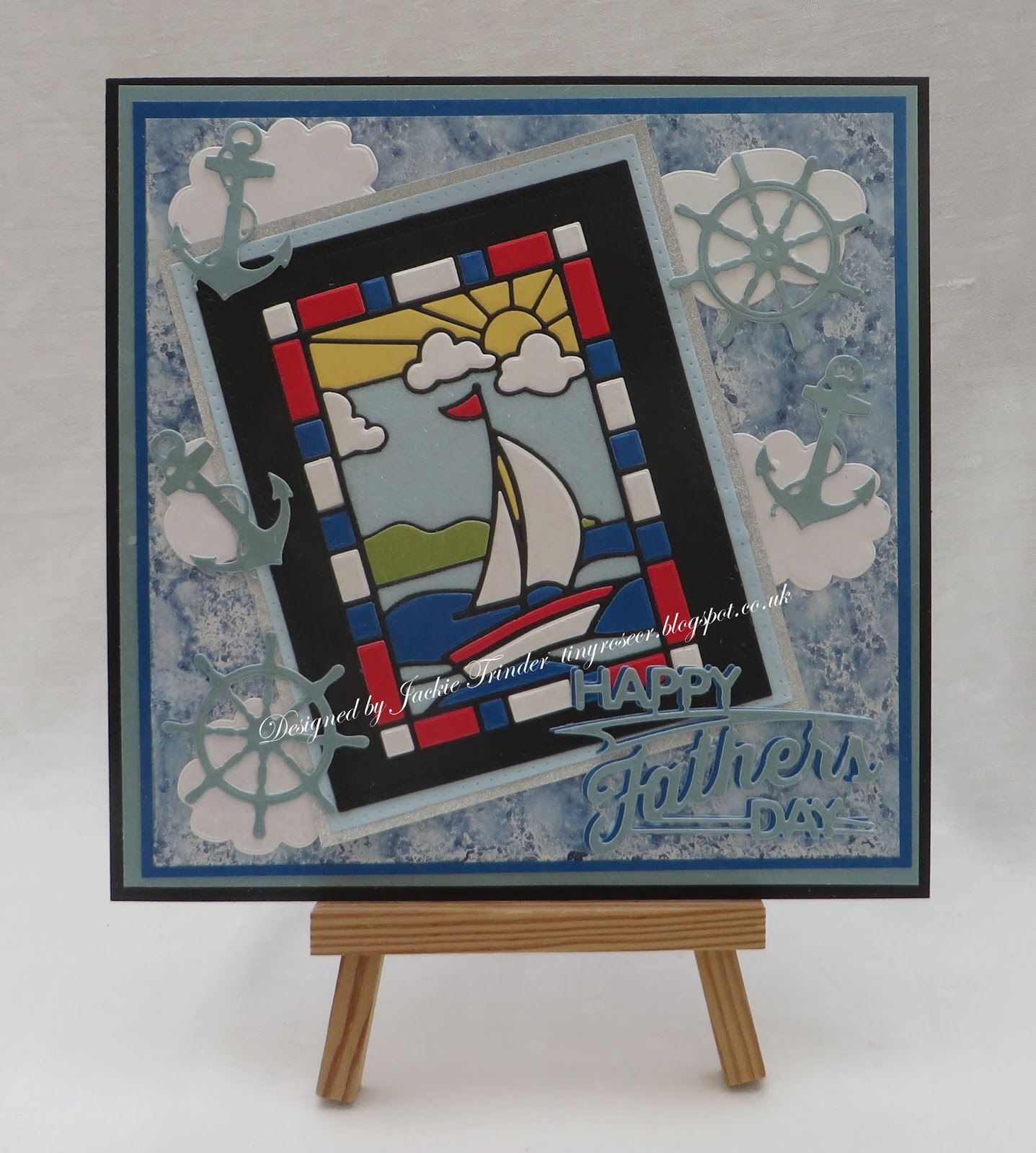 Tinyrose's Craft Room: Sailing Boat Father's Day Card