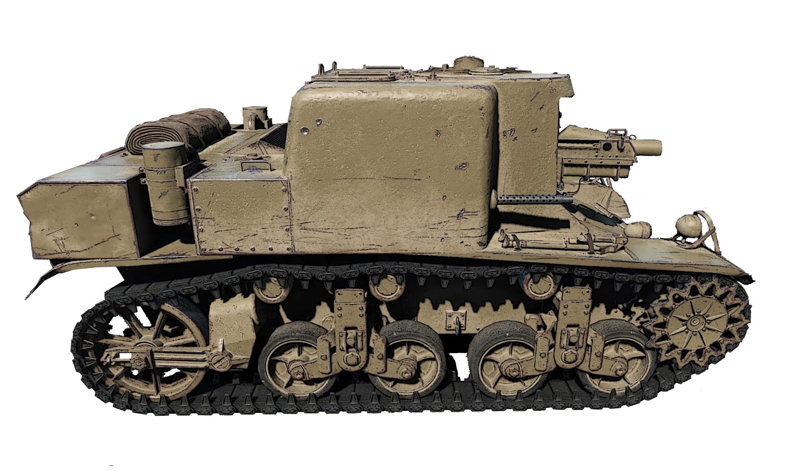 TANKS RARITIES: Howitzer Motor Carriage T18. Un eslabón en el camino ...