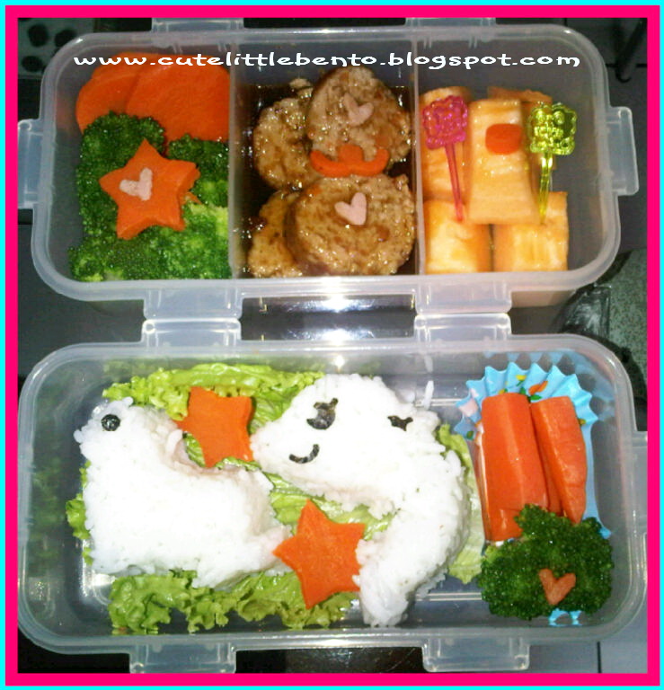 Cute Little Bento: Cute Little Bento #004 ,,, Animal Bento