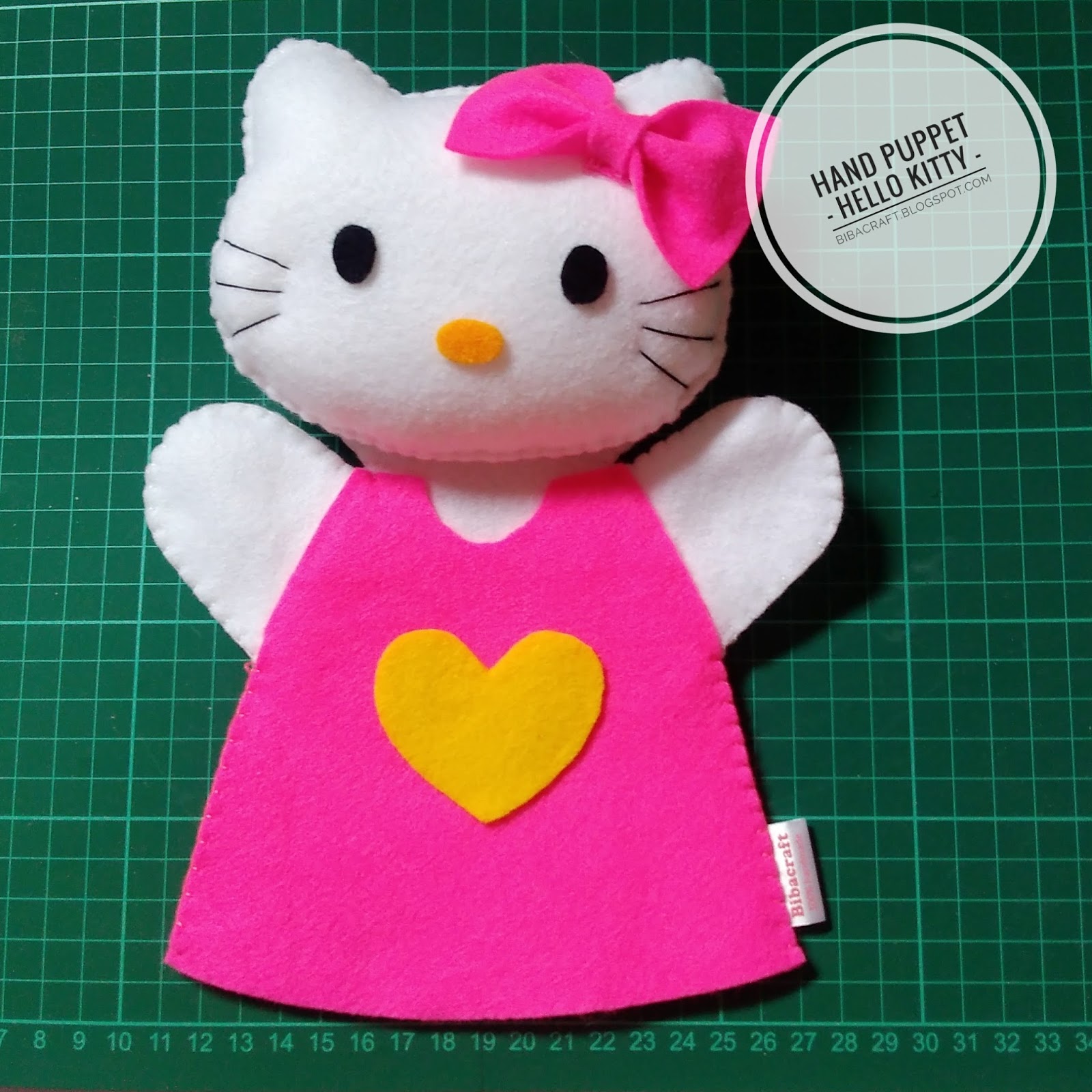 Biba Craft Collection: Hand puppet Hello Kitty (boneka tangan)