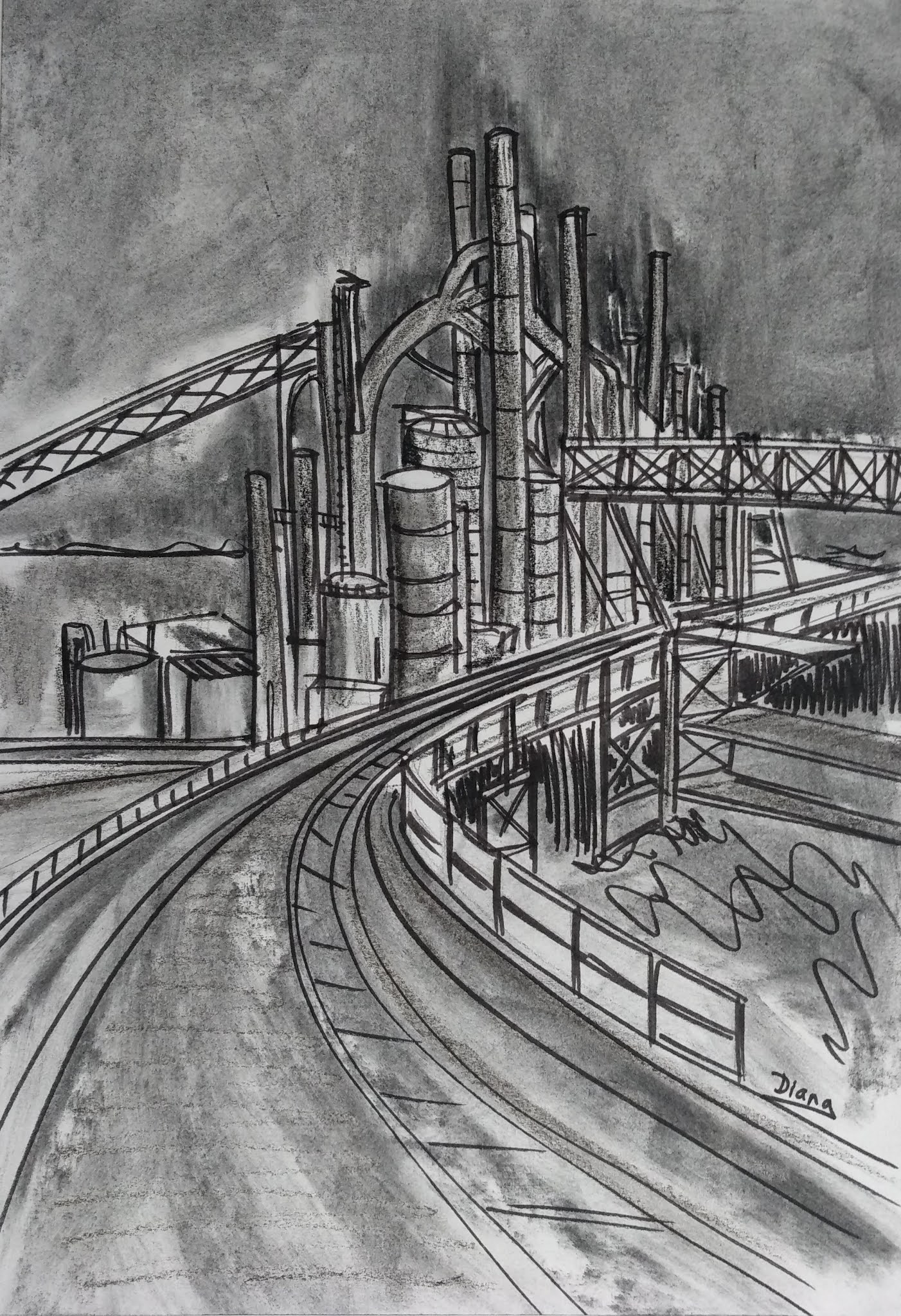 Patrimonio Industrial Arquitectónico: Mis dibujos industriales. Apunte ... Patrimonio Industrial Arquitectónico: Mis dibujos industriales. Apunte ...