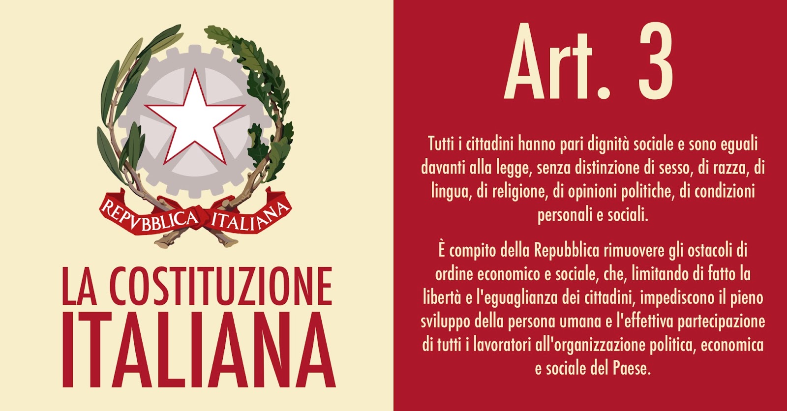 LE MIE IDEE POLITICHE IN CONDIVISIONE: UNIONI CIVILI, L'ART. 3 SULL ...