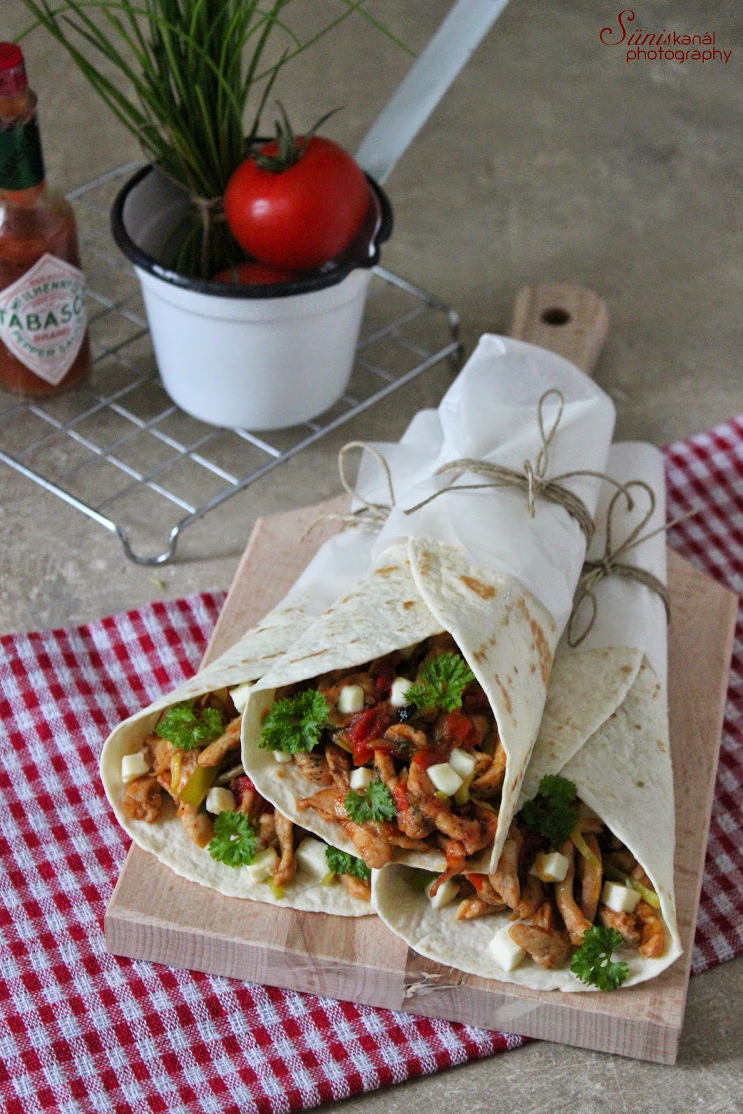 Sünis kanál: Mézes csirkés wrap