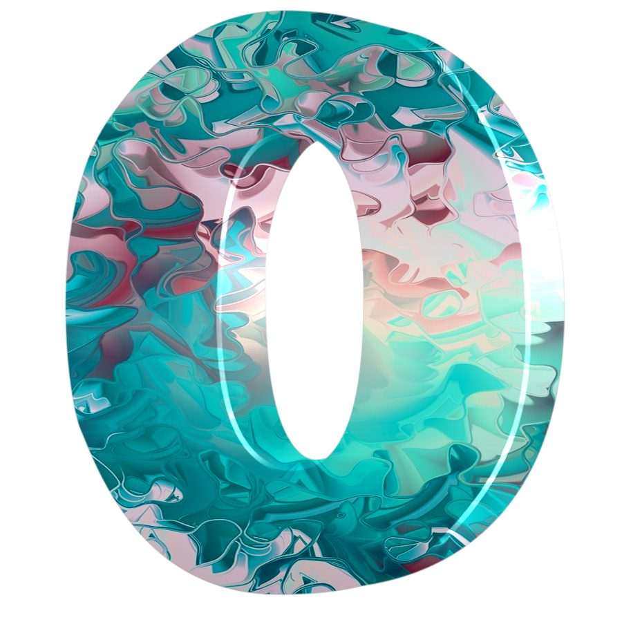 M. Michielin Alphabets: WHITE BLUE TEXTURE PAINTING OIL ALPHABET, ICONS ...