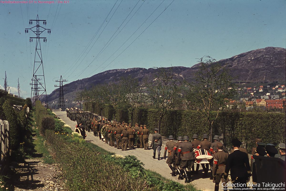 World War II in Color: OT (Organisation Todt) in Norway