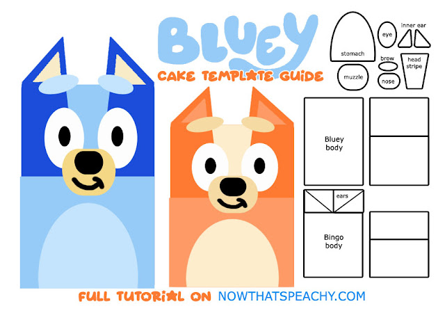 Easy Bluey & Bingo No Cook Budget Cake HACK Tutorial | Now thats Peachy