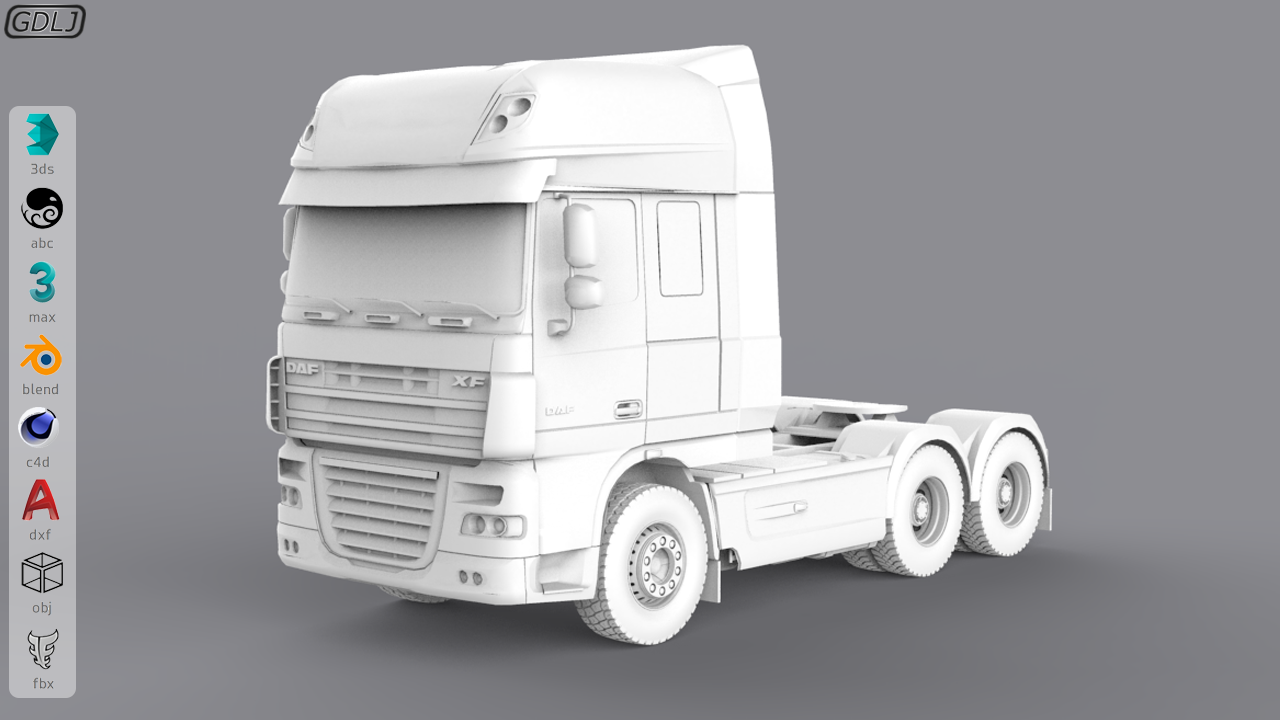 DAF XF 105 Red | Layth Jawad