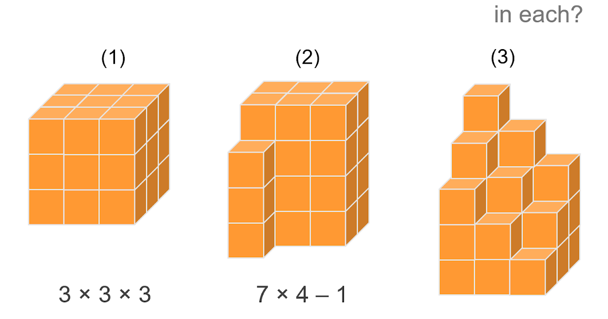 MEDIAN Don Steward mathematics teaching: harder cube buildings