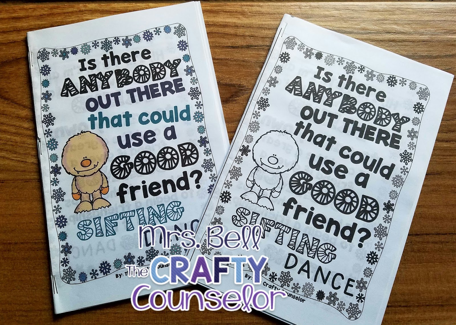 Friendship With Yeti - Mrs. Bell The Crafty Counselor