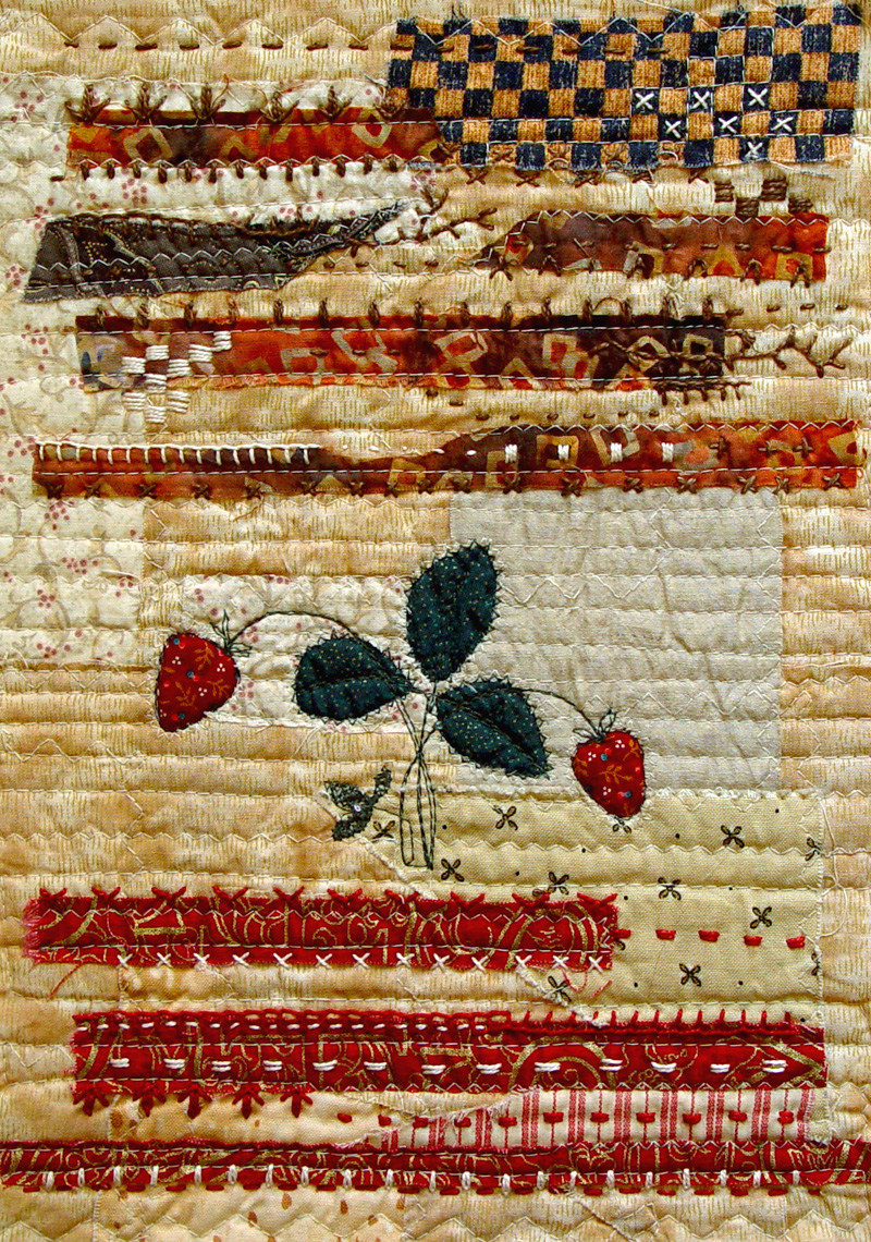 Modern Medieval strawberry mosaic / Średniowieczna truskawka dziś