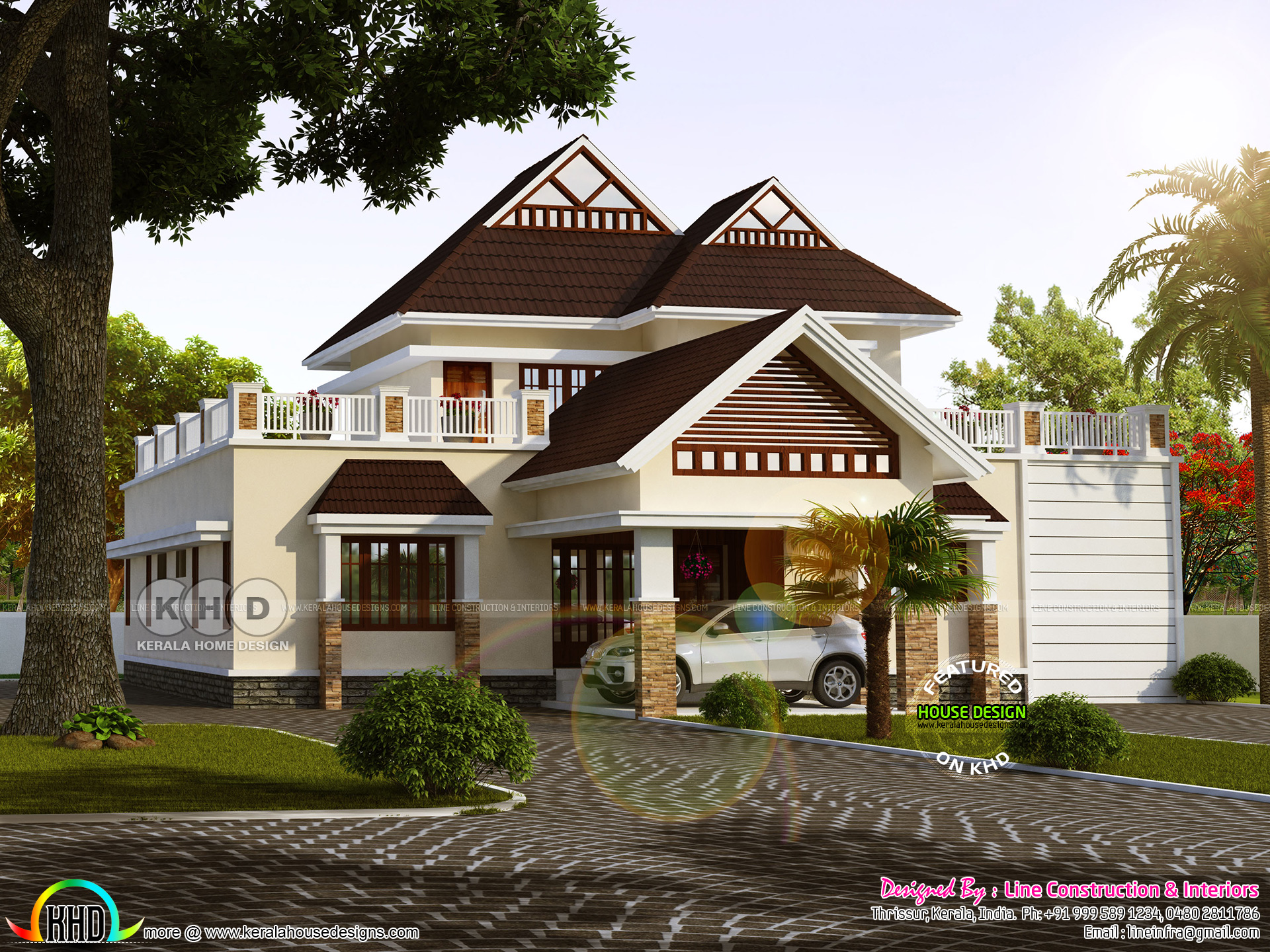 Different style houses in same built area - Kerala Home Design and ...