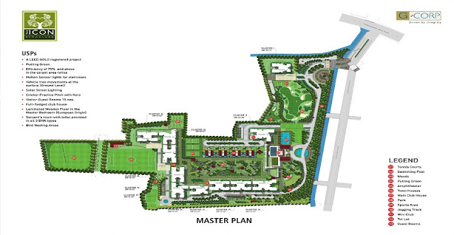 G Corp Icon Thanisandra Bangalore: Master plan