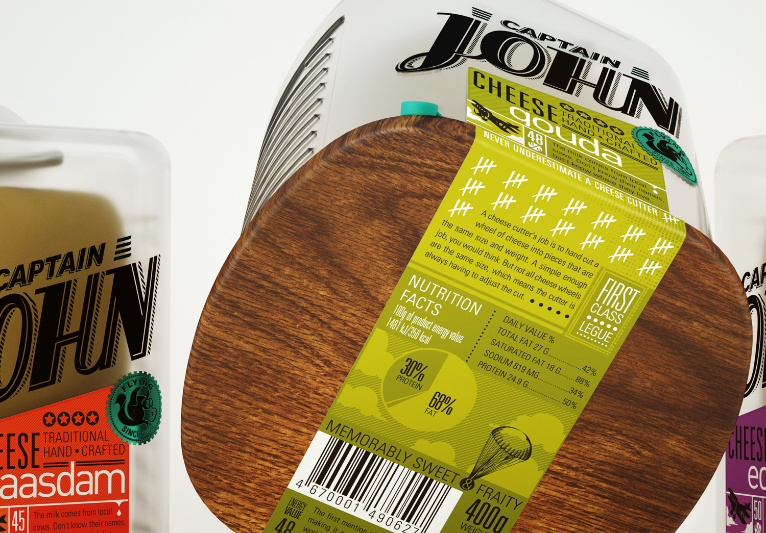 Captain John Cheese (Student Project) – Packaging Of The World