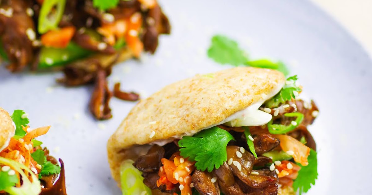 Sticky Mushroom Bao Buns |Euphoric Vegan