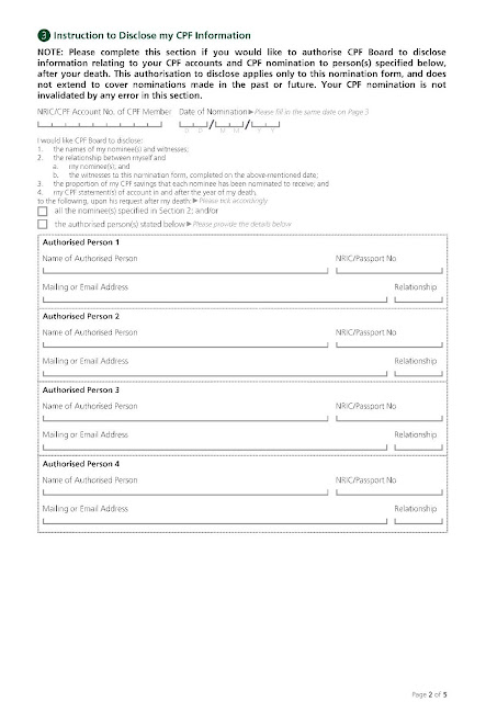 Forms19: C.P.F Nomination Form