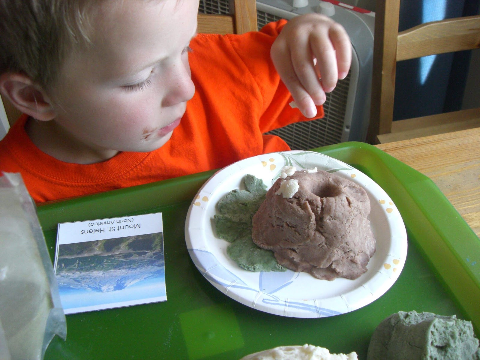 Mixing Playdough: Types of Mountains
