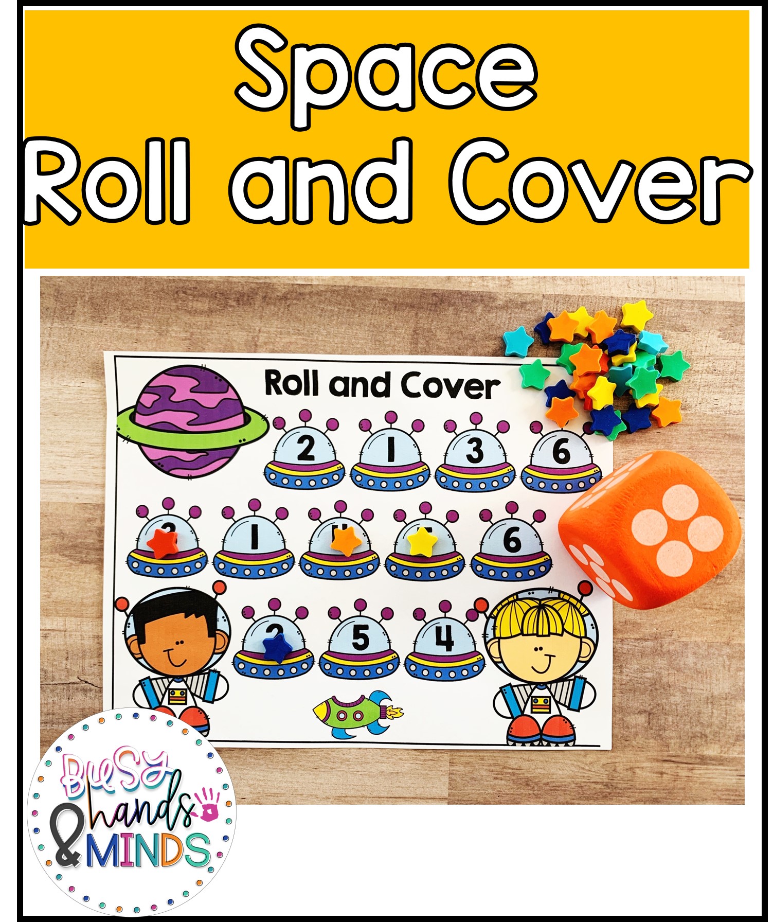 Space Preschool Theme | Busy Hands and Minds