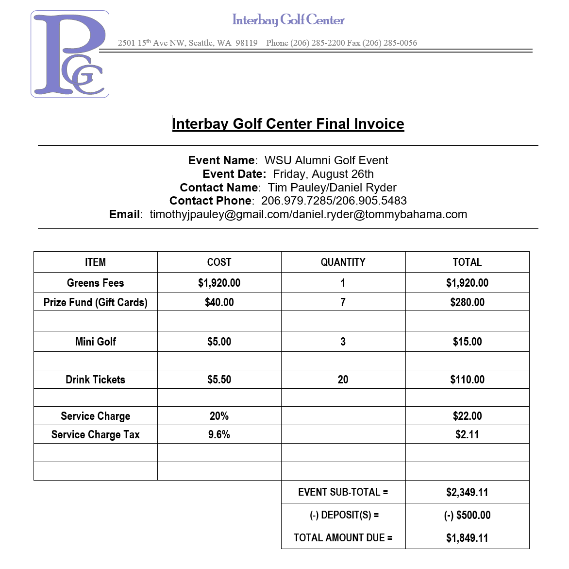 Golf and Mini Golf Shotgun
