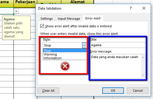 Cara Membuat Menu Drop Down untuk mempercepat Entry Data pada Excel ... Cara Membuat Menu Drop Down untuk mempercepat Entry Data pada Excel ...