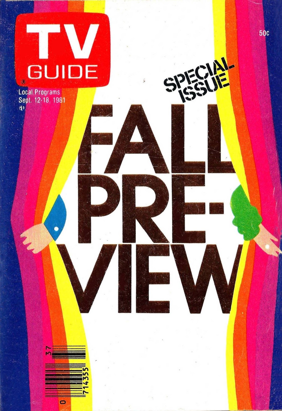 Past Print: TV Guide Fall Preview covers