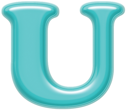 ® Colección de Gifs ®: LETRAS MAYÚSCULAS DE COLOR CELESTE