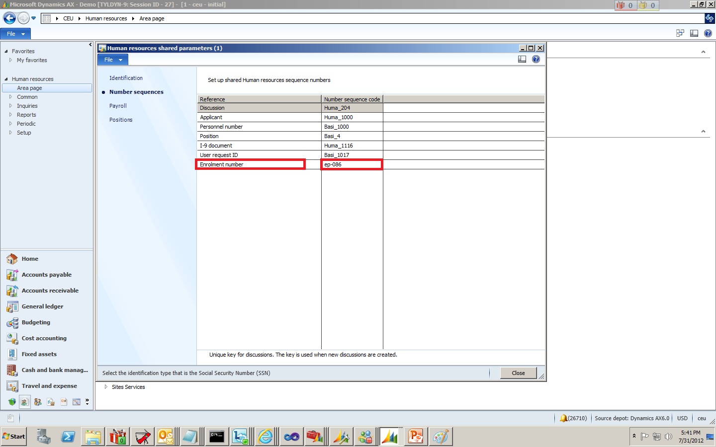 Coding Champ Number Sequence In Dynamics Ax 2012 9546
