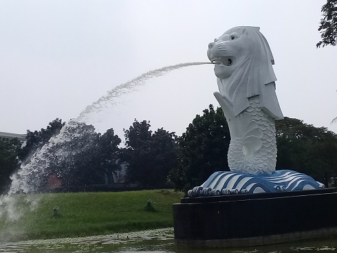 Patung Merlion Citraland yang Menakjubkan - tangteks