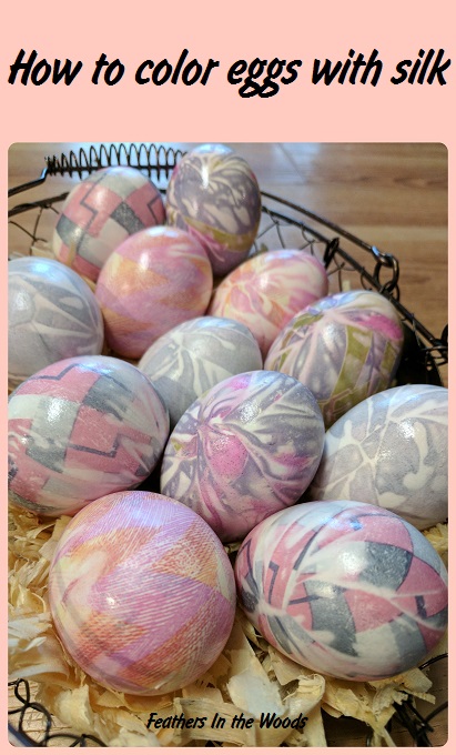 How To Color Eggs With Silk Feathers In The Woods how-to-color-eggs-with-silk-feathers-in-the-woods